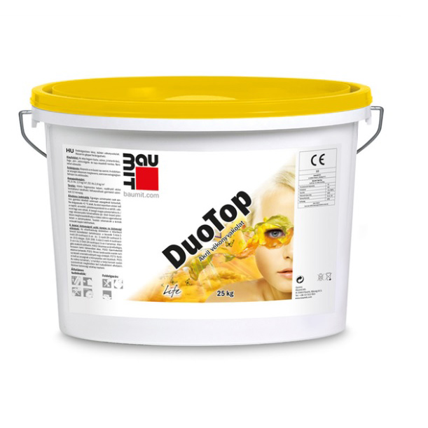 Baumit DuoTop akril homlokzati vékonyvakolat - 25 kg - Festékstúdió